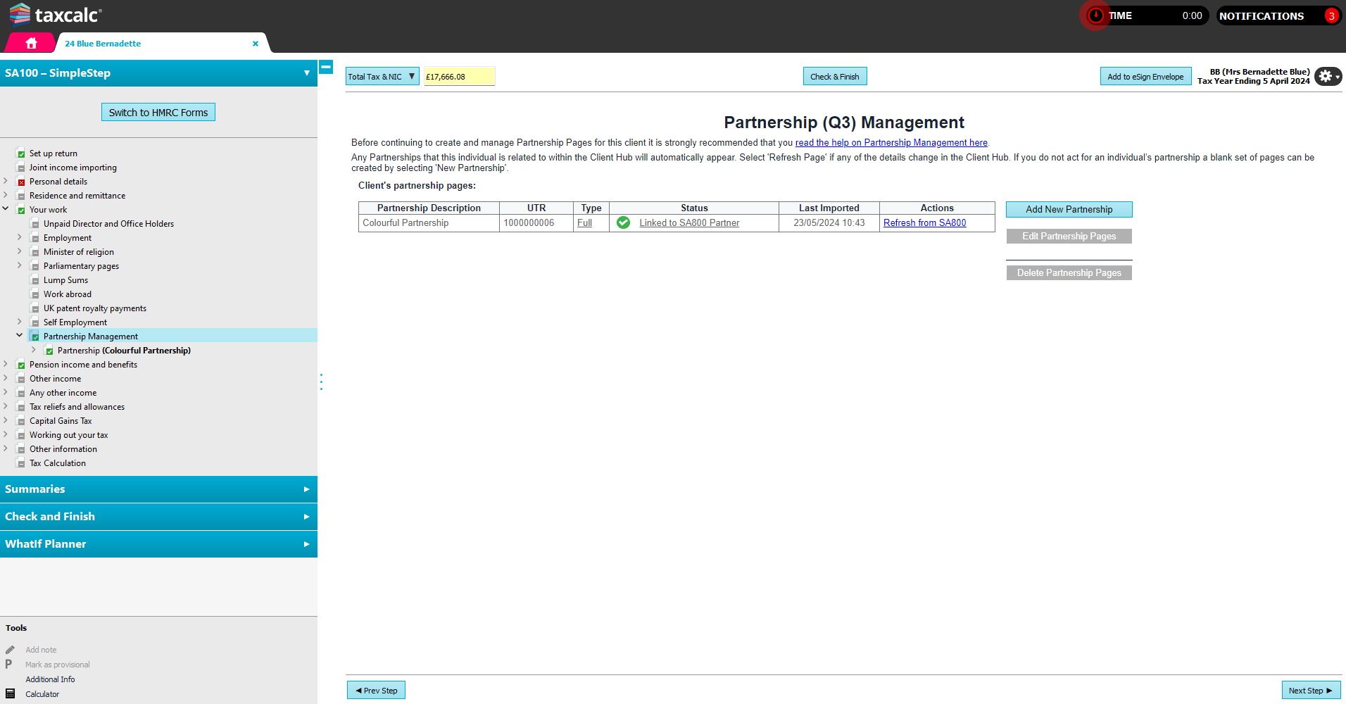 Basis Period Transition for Partners in 2023/24 - Knowledge Base - TaxCalc